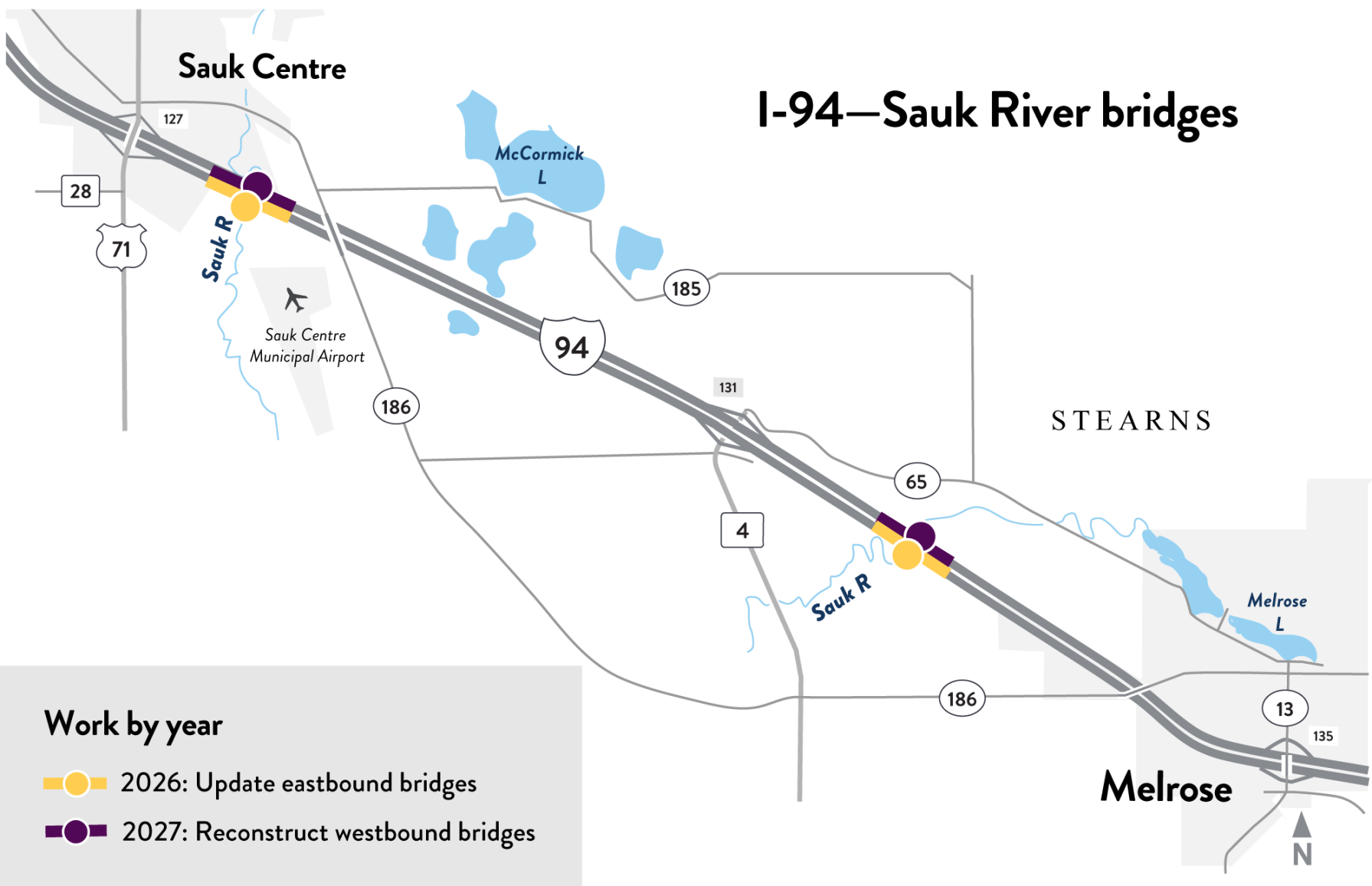 Bridge repair to begin today (Tuesday) between Melrose and Sauk Centre ...