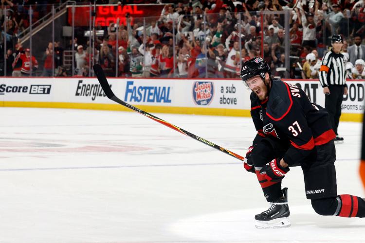 Svechnikov, Aho strike as Hurricanes top Golden Knights 4-2 to move ...