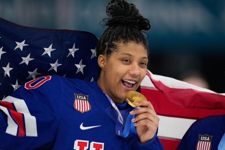 Vancouver Goldeneyes select US Olympian Caroline Harvey with the 1st ...