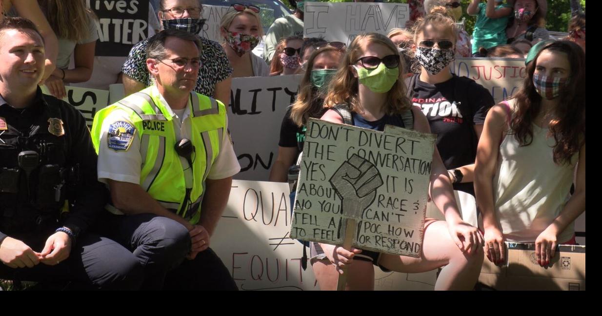 Peaceful Protest Led By Alexandria Youth Through Town | Local News ...