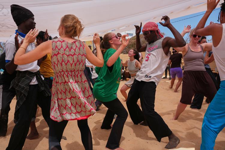 A sun-baked Senegal village erupts in color for one of Africa’s biggest ...