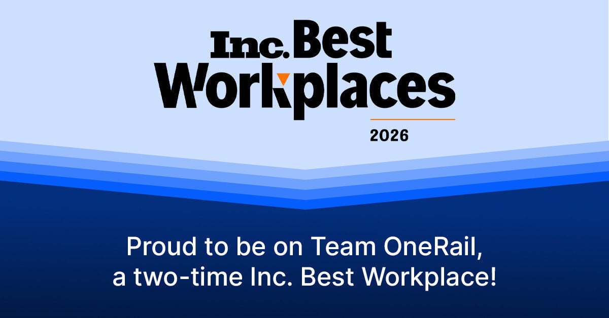 OneRail Honored on Inc.’s Best Workplaces List for Second Time | News ...