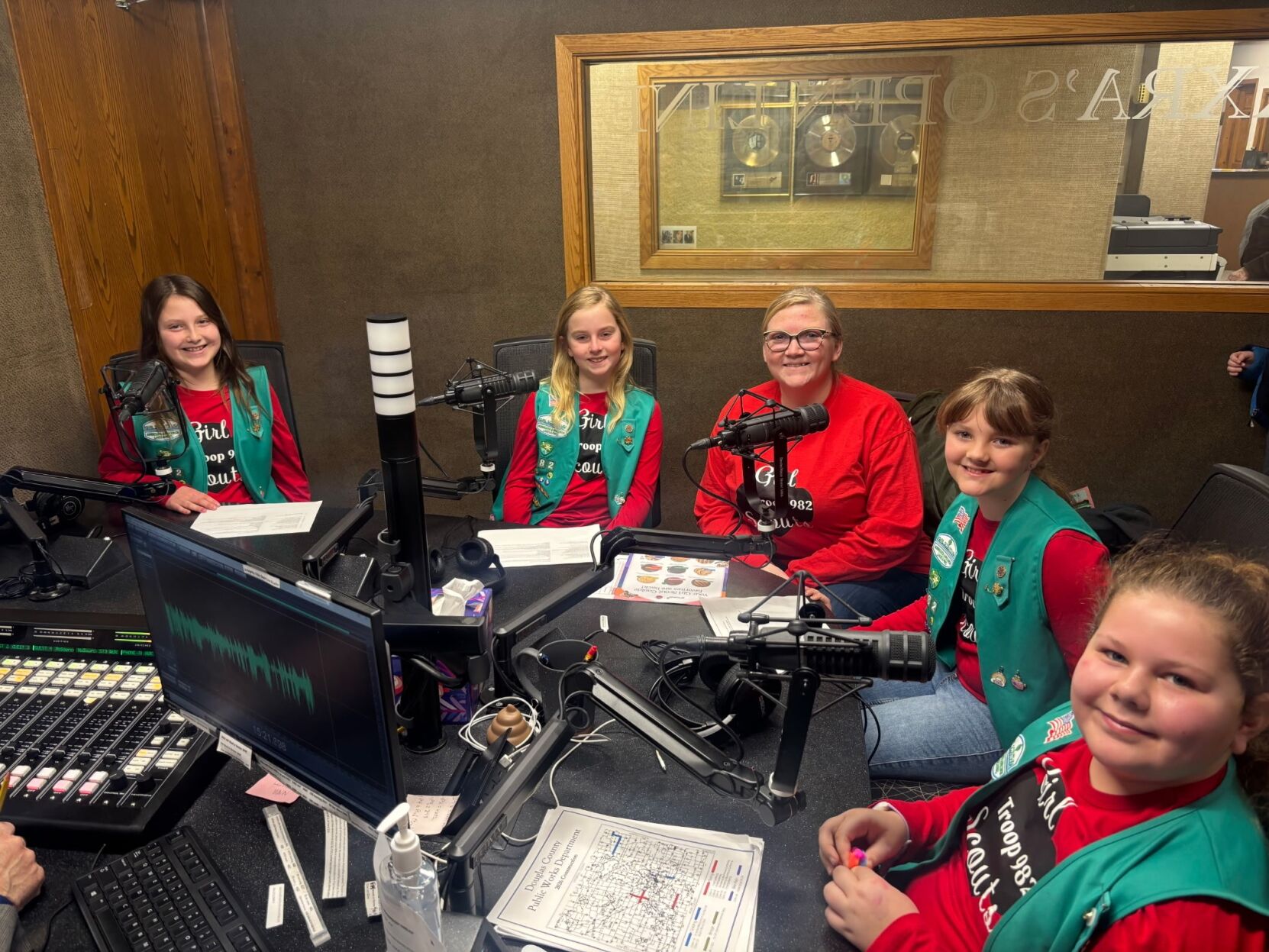 Girl Scout Troop 982 stops by Leighton Media in Alexandria to talk ...