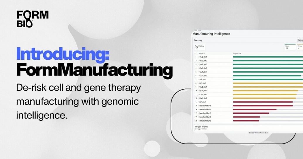 Form Bio Launches FormManufacturing, an End-to-End Platform for AI ...