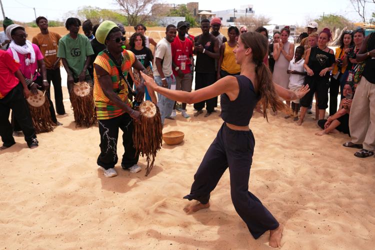 A sun-baked Senegal village erupts in color for one of Africa’s biggest ...