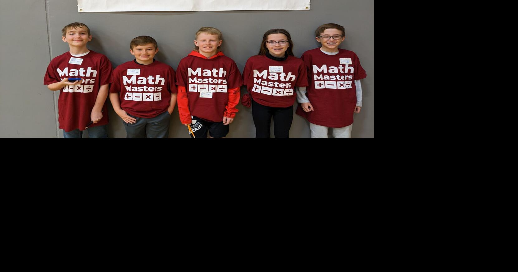 Eight Math Master teams competed in the regional Math Master ...