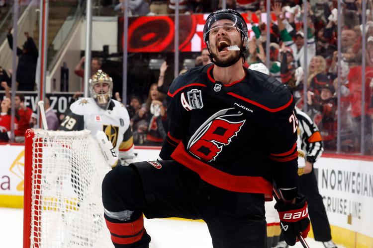 Svechnikov, Aho strike as Hurricanes top Golden Knights 4-2 to move ...