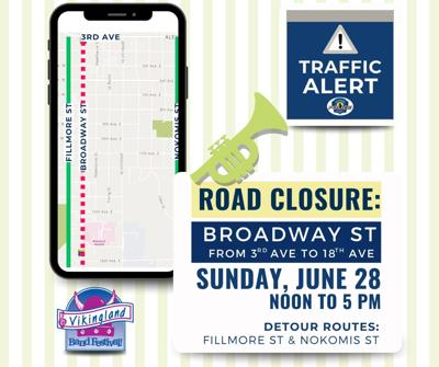 Broadway St. to be closed for a time this Sunday for Vikingland Band ...