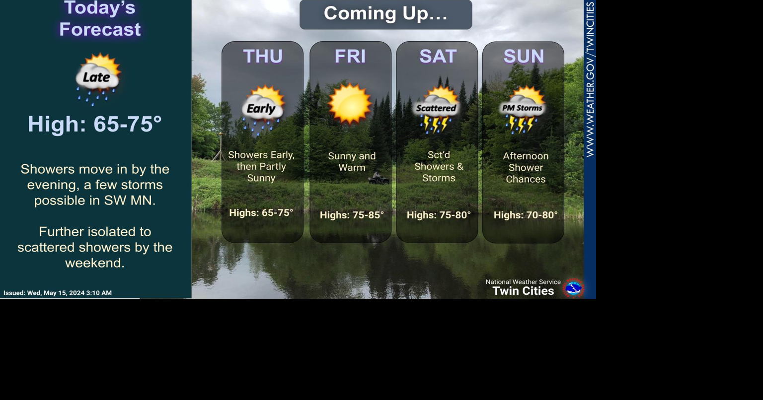 Showers likely today (Wednesday) into tonight across the area | Local ...