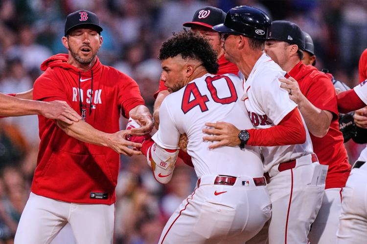 Red Sox 1B Willson Contreras tossed for a 2nd straight game as benches ...