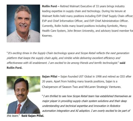 Scope Retail Systems Appoints Rollin Ford and Sajan Pillai to Board ...