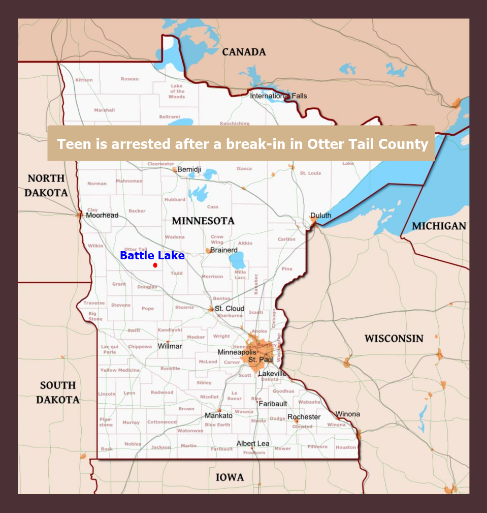 Teen is arrested in connection to a break-in in Otter Tail County ...