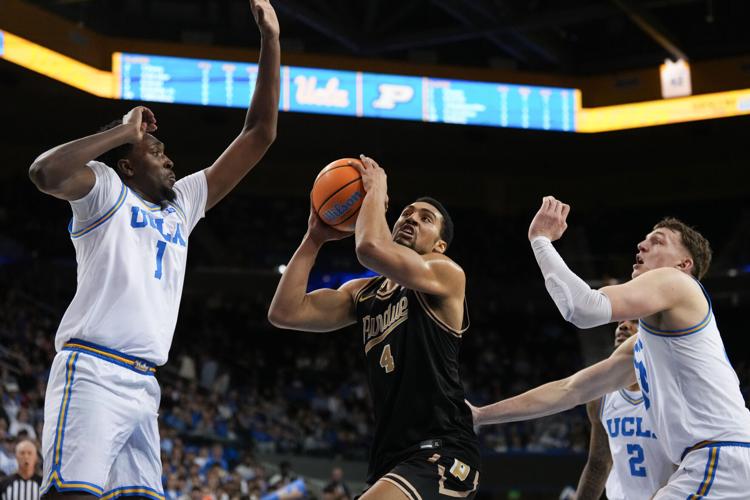 Bilodeau's late 3-pointer helps UCLA stun No. 4 Purdue, snapping ...