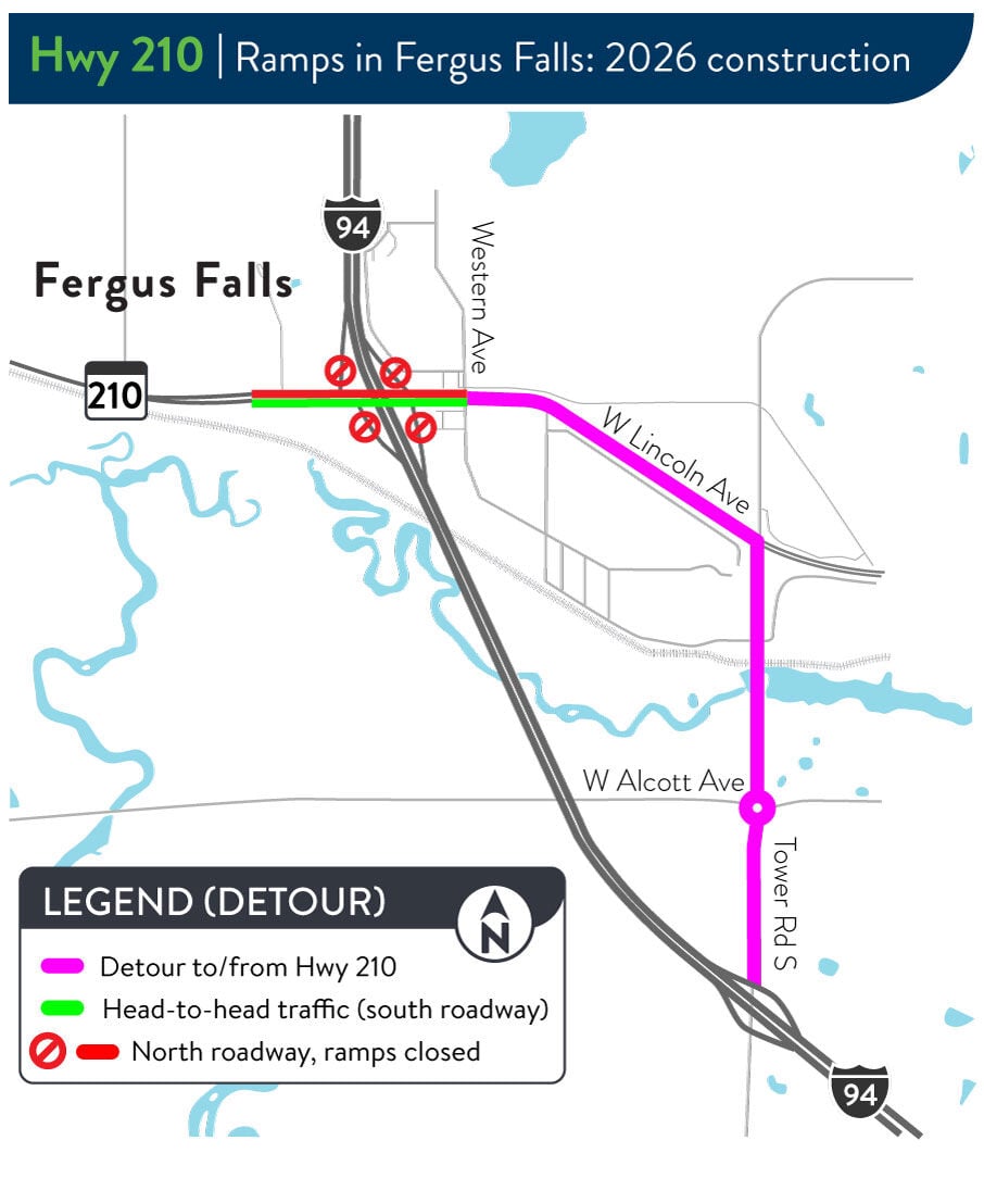 Highway 210/I-94 Interchange Reconstruction Project continues in Fergus ...