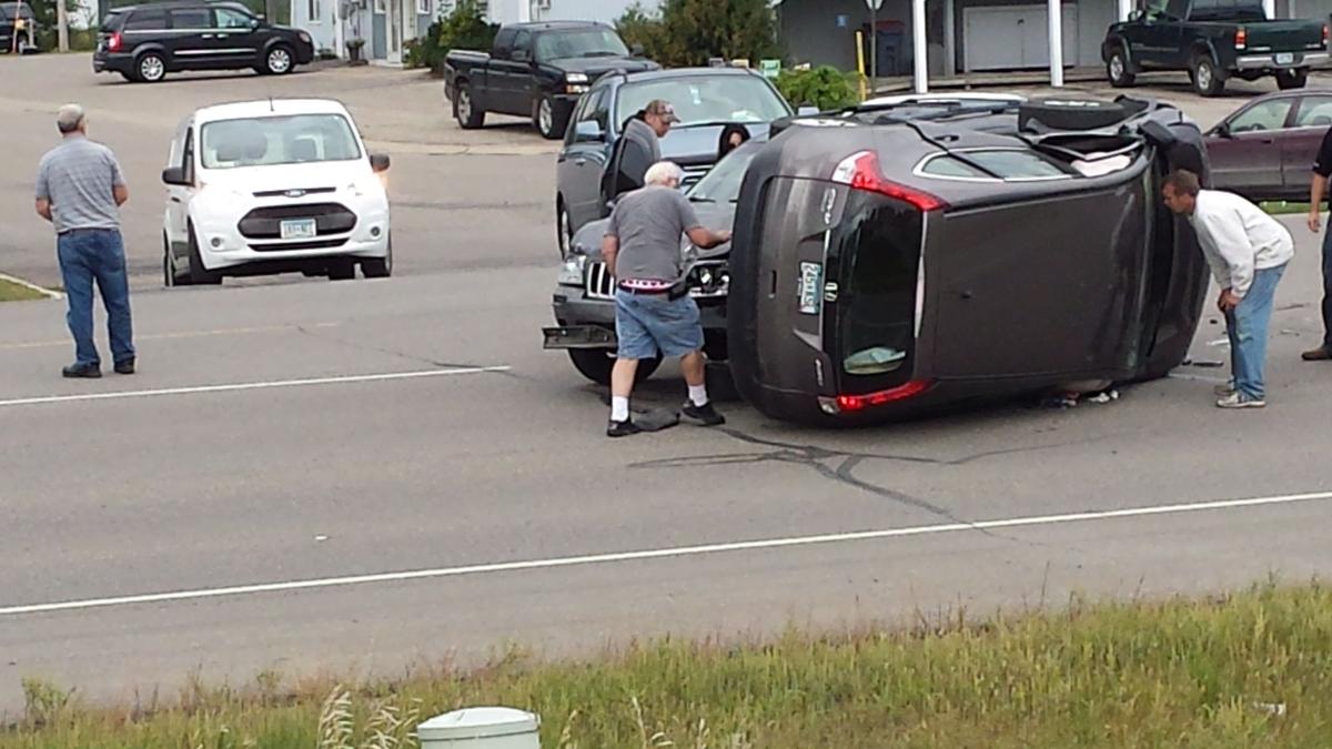 Two Car Accident Turns One Vehicle On Its Side | Local News ...