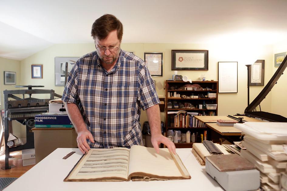 Jim Downey preserves history as a book conservator | Books | Vox Magazine
