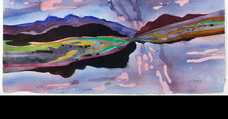 Keith Crown exhibition displays bold abstract landscapes | Arts | Vox ...