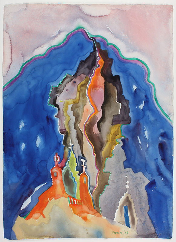 Keith Crown exhibition displays bold abstract landscapes | Arts | Vox ...