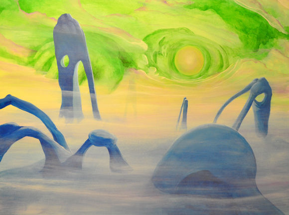 The curious art of David Mishra: exhibit opens at Artlandish Gallery ...