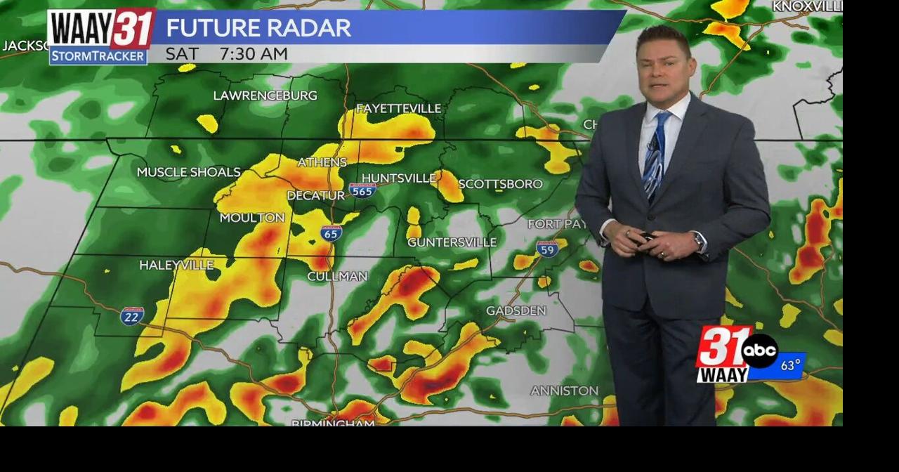 Rain winds down and colder weather moves into north Alabama over the ...