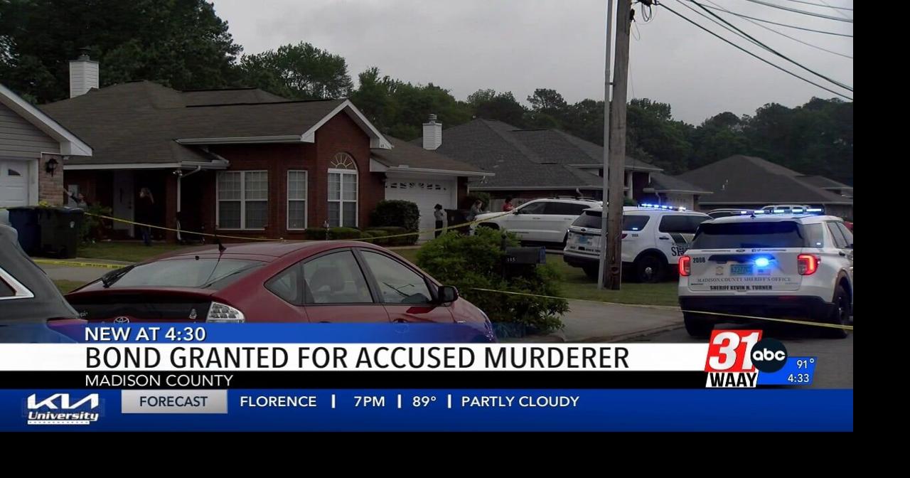 Bond granted for accused murderer | Video | waaytv.com