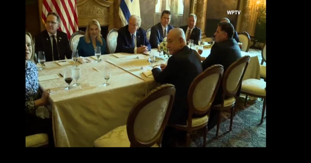 Full Remarks: Former President Donald Trump meets with Israeli Prime ...