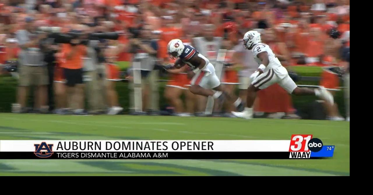 Payton Thorne throws 4 TD passes in first half, Auburn routs Alabama A ...
