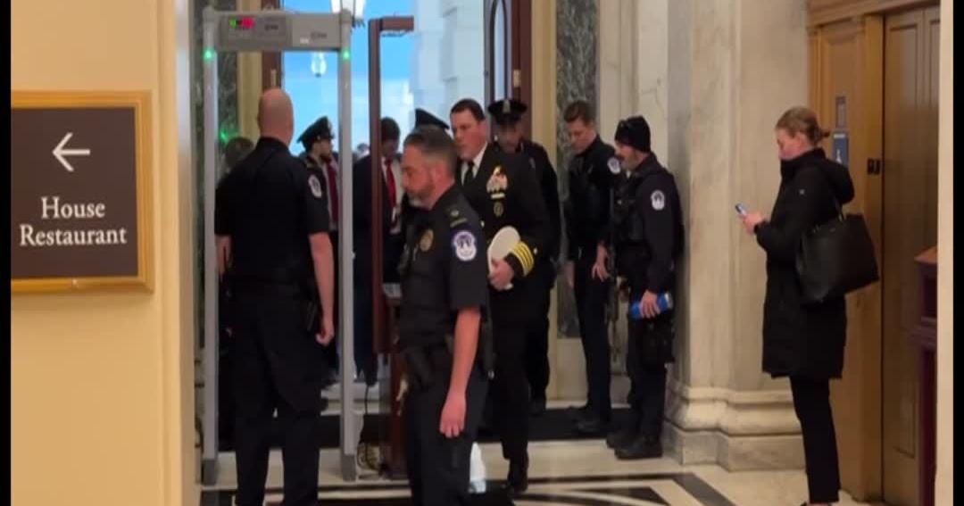RAW: Admiral Frank Bradley arrives for secret Congress meeting on drug ...
