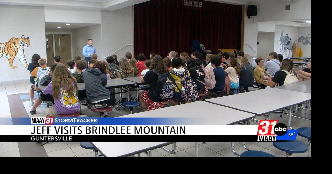 Chief Meteorologist Jeff Castle visits Brindlee Mountain 6th graders ...