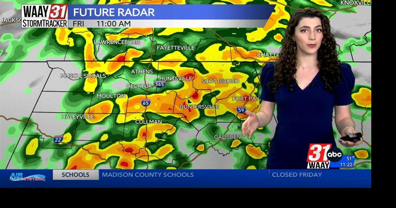 Newest future radar update ahead of Friday's 31 Alert Day | Video ...