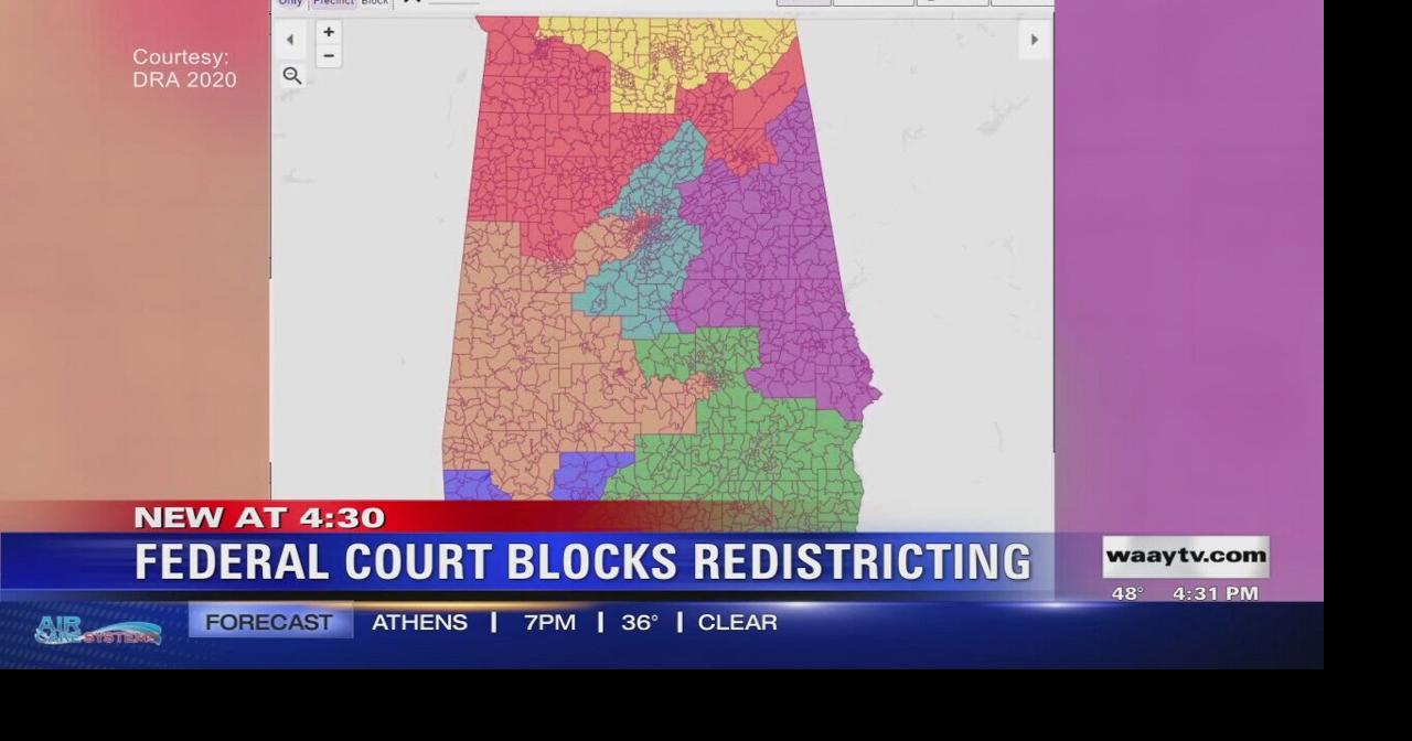Federal Court Blocks Alabama Congressional Map Described As Unfair To