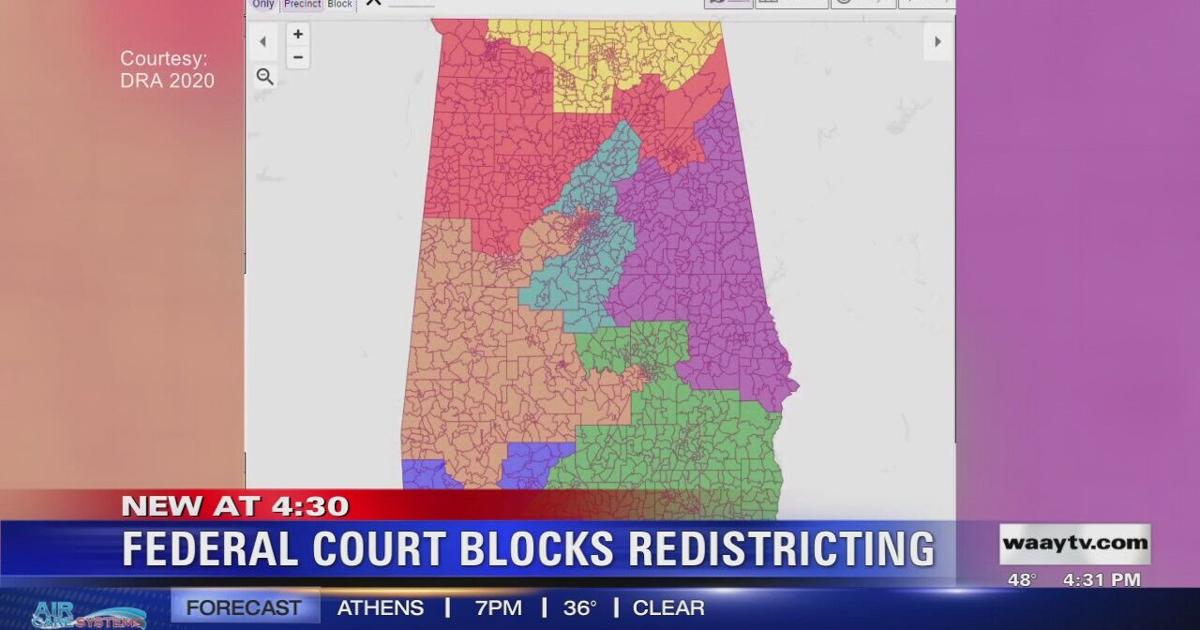 Federal Court Blocks Alabama Congressional Map Described As Unfair To