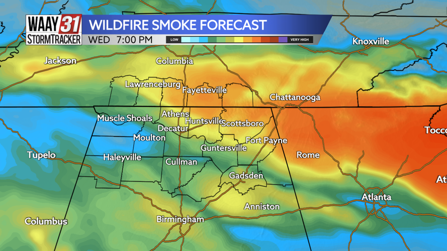 Canadian wildfires bring hazy skies to North Alabama | News | waaytv.com