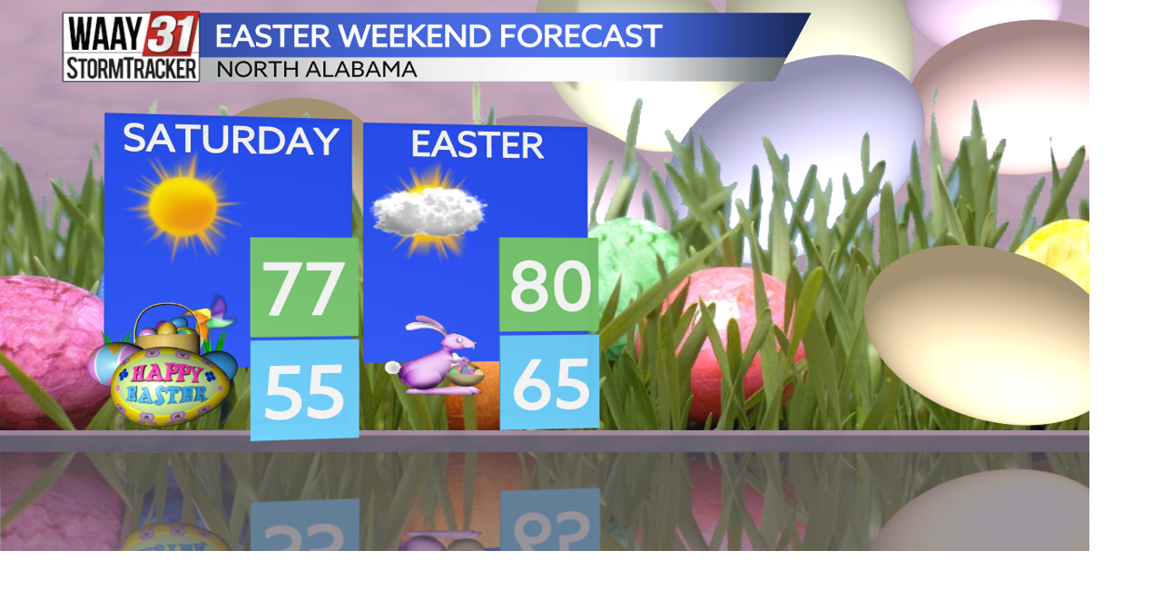 A great looking Easter weekend ahead! | News | waaytv.com