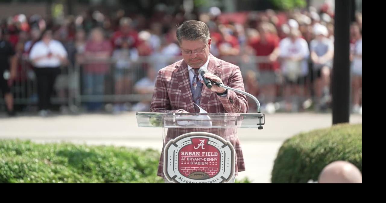 Alabama officials names Nick Saban Field at Bryant-Denny Stadium ...