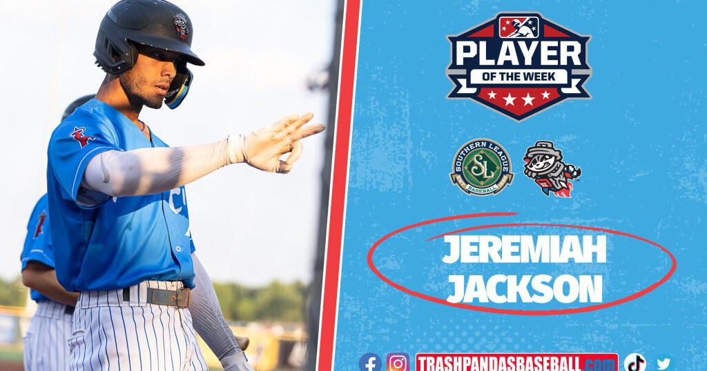 Jeremiah Jackson named Southern League Player of the Week | News ...