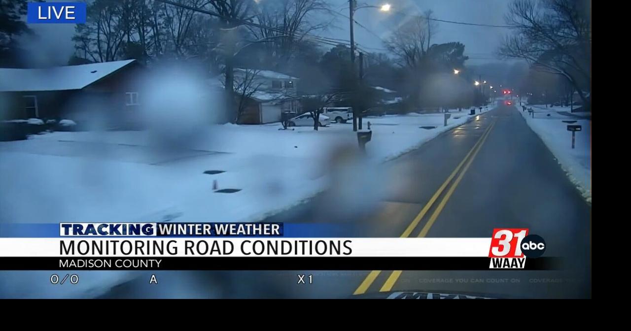 Stay safe on icy Madison County roads - or better yet just stay home ...