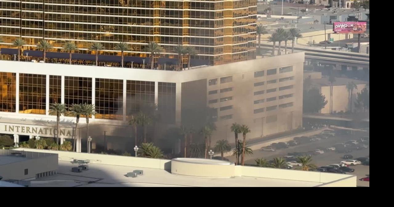 Video shows explosion aftermath at Trump Towers in Las Vegas | Video ...
