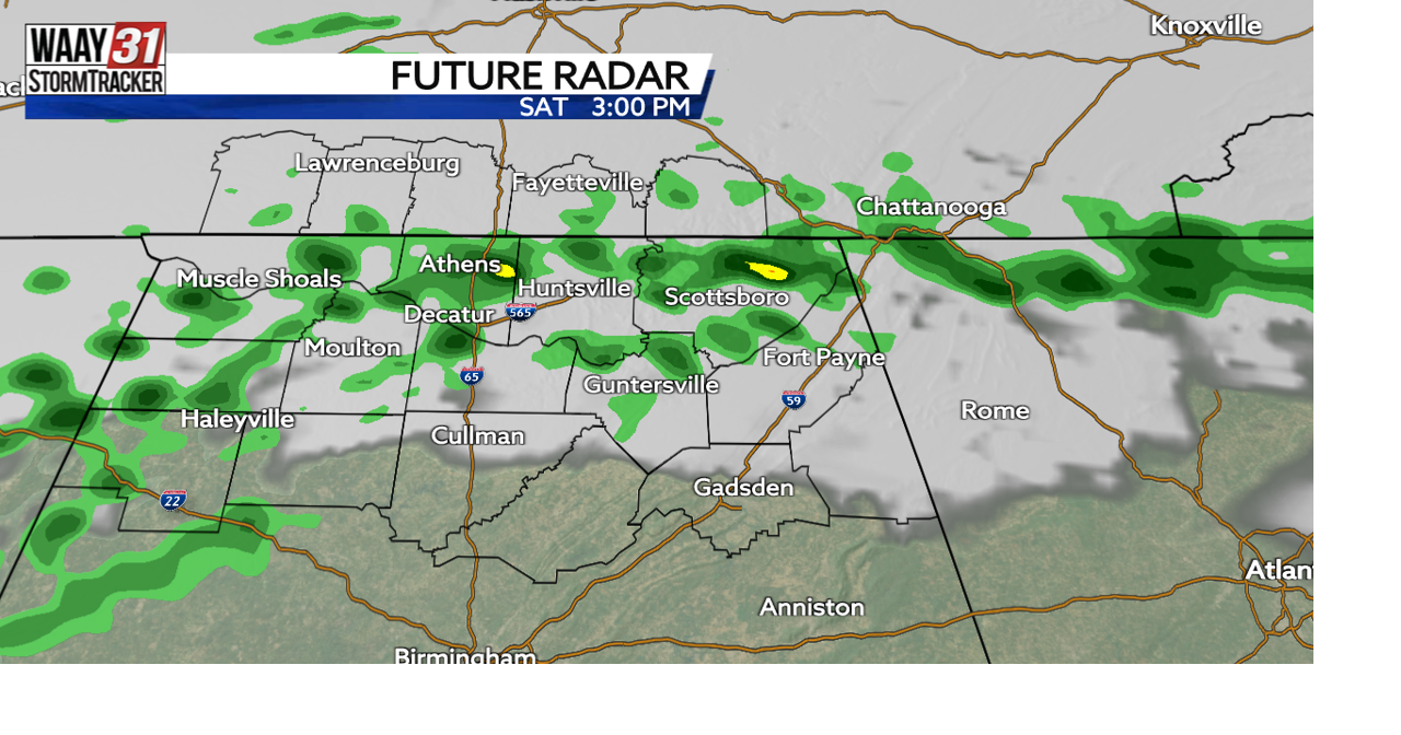 Sunny but cool Friday, wet weather for the weekend | News | waaytv.com
