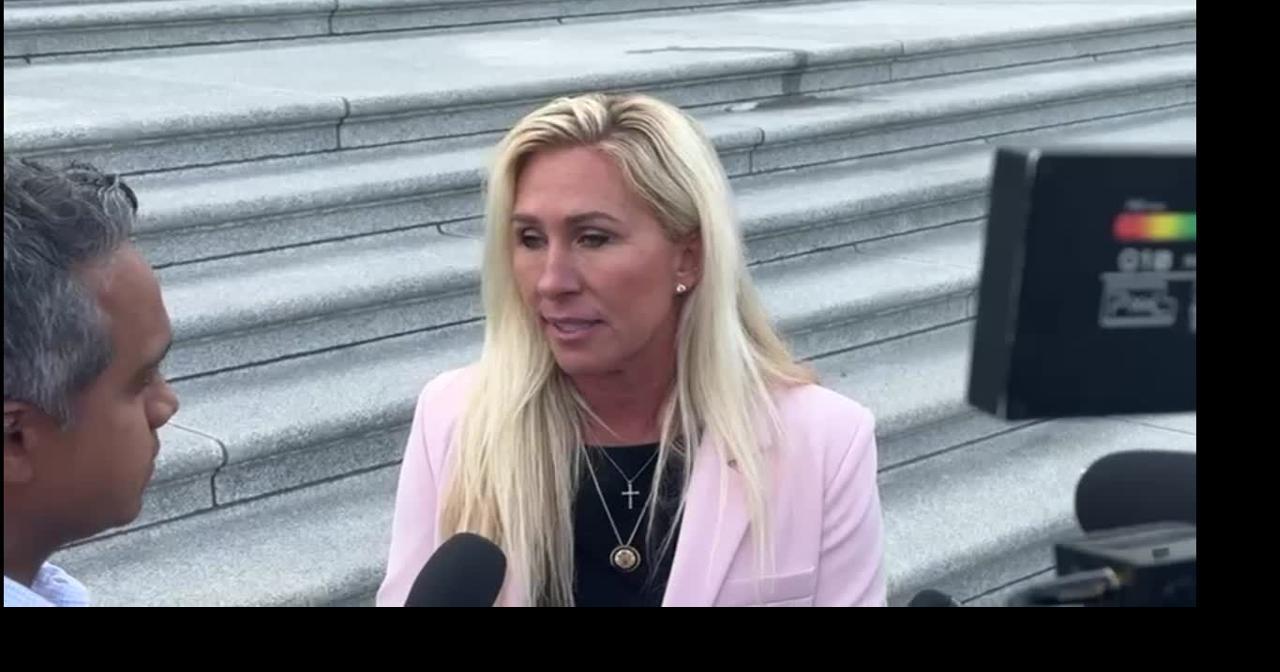 RAW: Marjorie Taylor Greene talks potential run for governor | Video ...