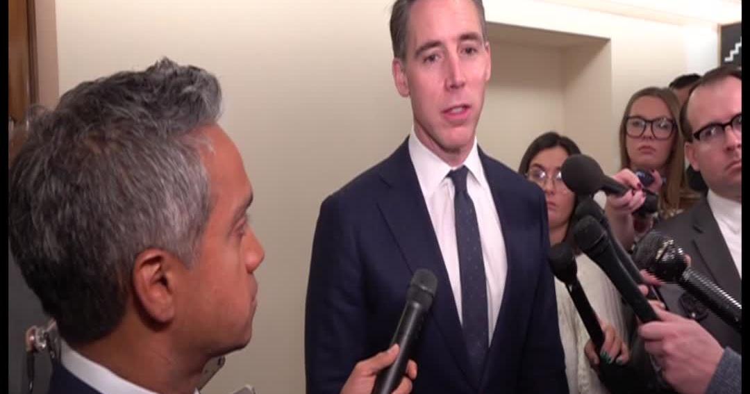 Republican Sen. Josh Hawley warns GOP on affordability and health care ...