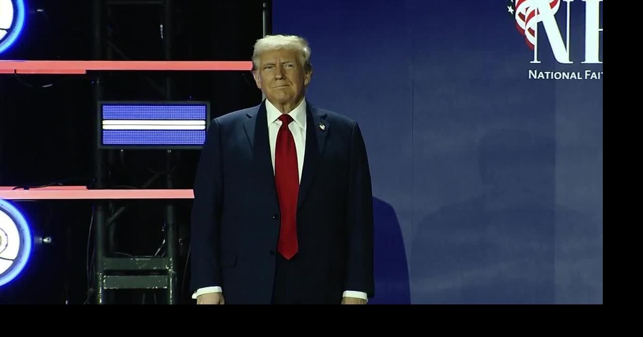 FULL REMARKS: Donald Trump speaks at National Faith Summit in Powder ...