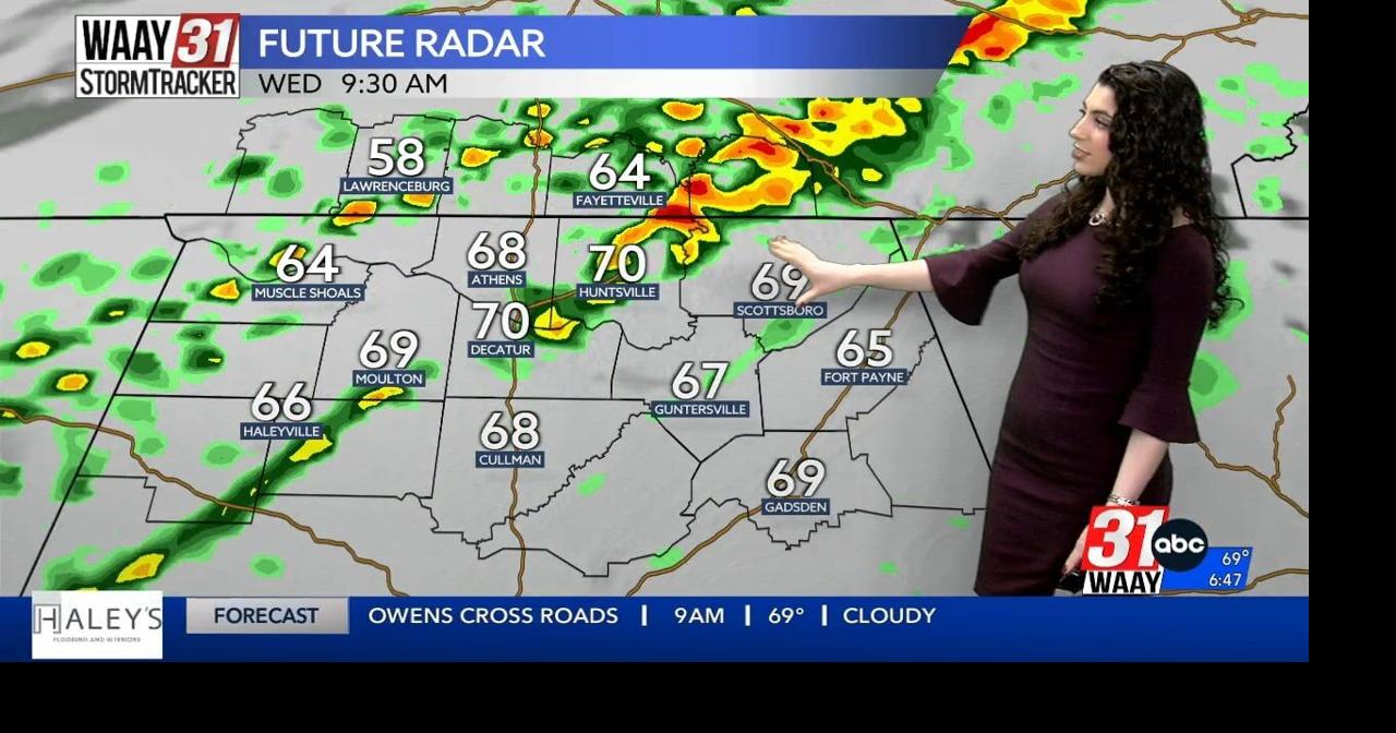 Latest radar update ahead of Wednesday's storms, with Morning ...