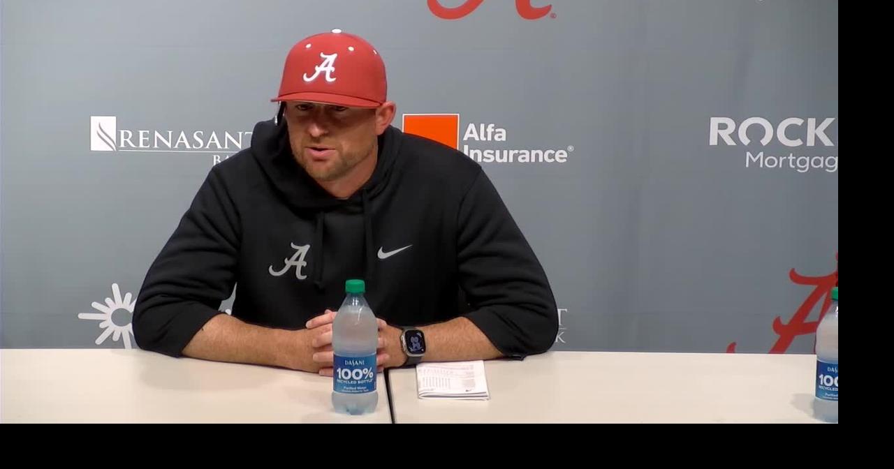 Coach Rob Vaughn, Aidan Moza & Gage Miller on Alabama baseball taking ...
