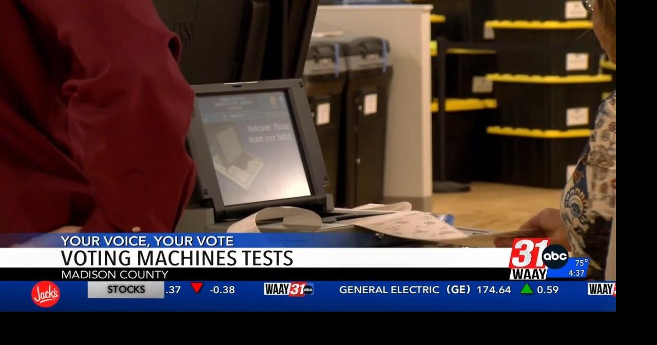 Madison County voters get tutorial on voting machines | Video | waaytv.com