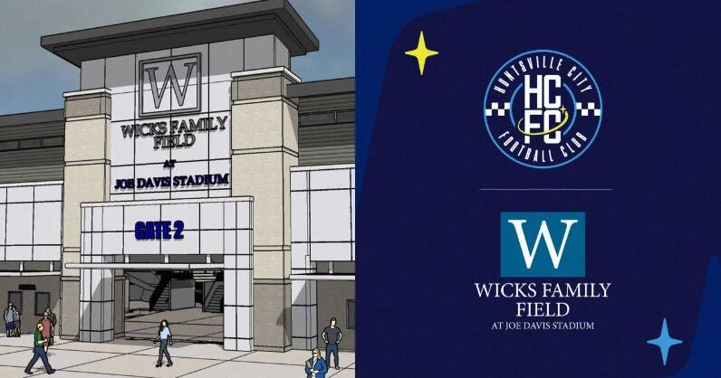 Huntsville City FC introduces the Wicks Family Field at Joe Davis ...