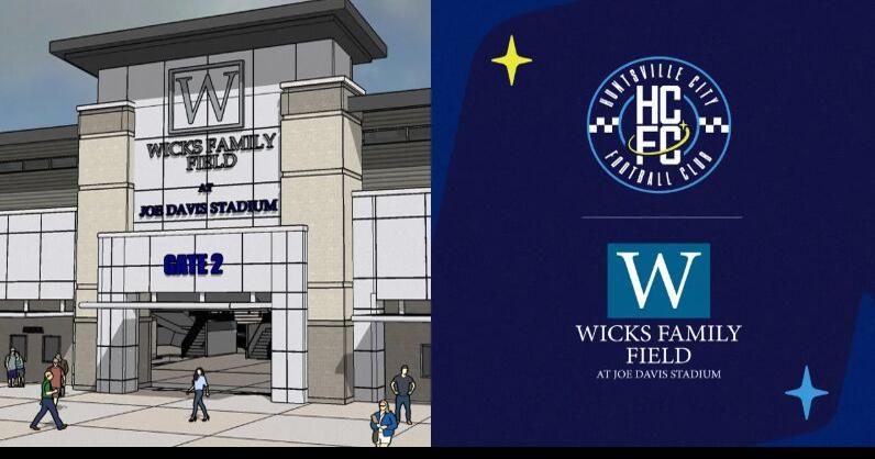 Huntsville City FC introduces the Wicks Family Field at Joe Davis ...