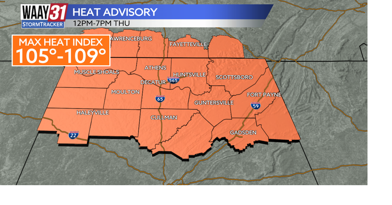 More hot and humid days ahead | News | waaytv.com