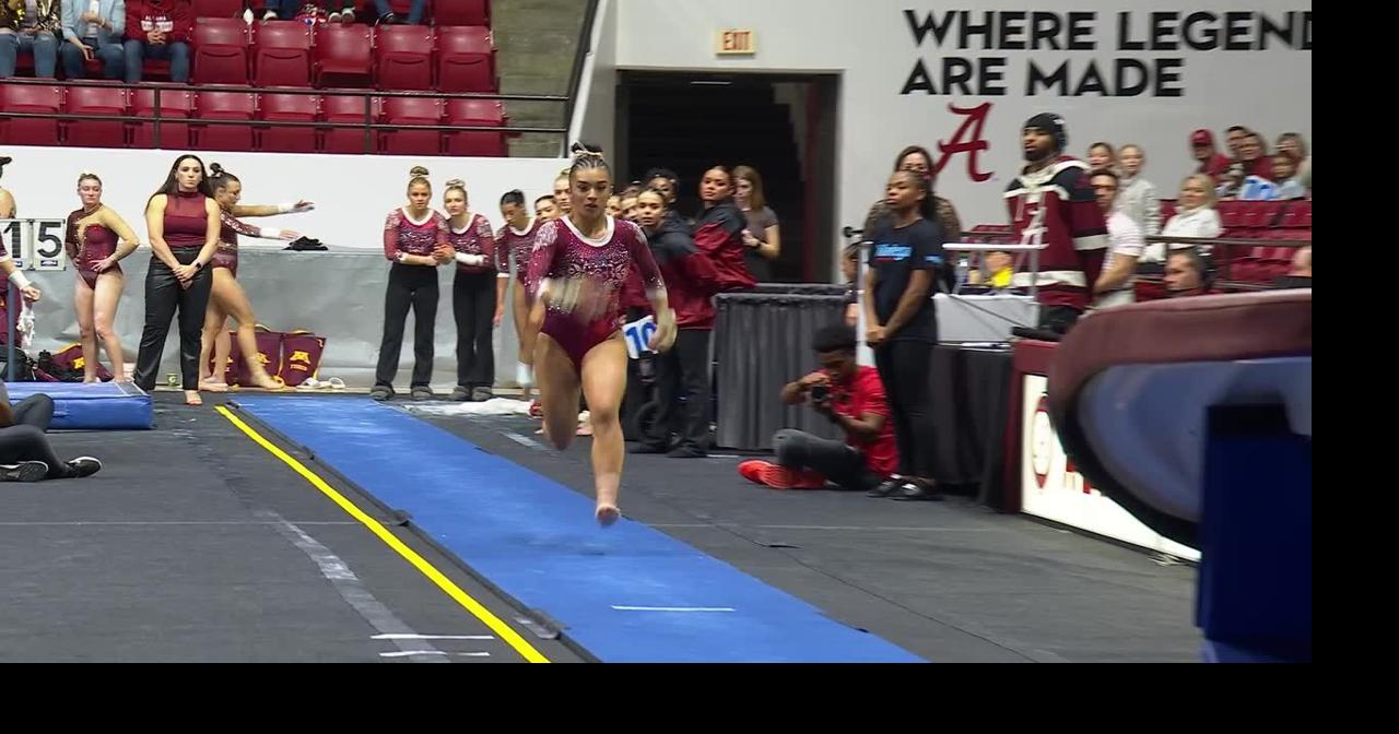 WATCH: Alabama gymnast Luisa Blanco wins perfect 10 scores on vault ...