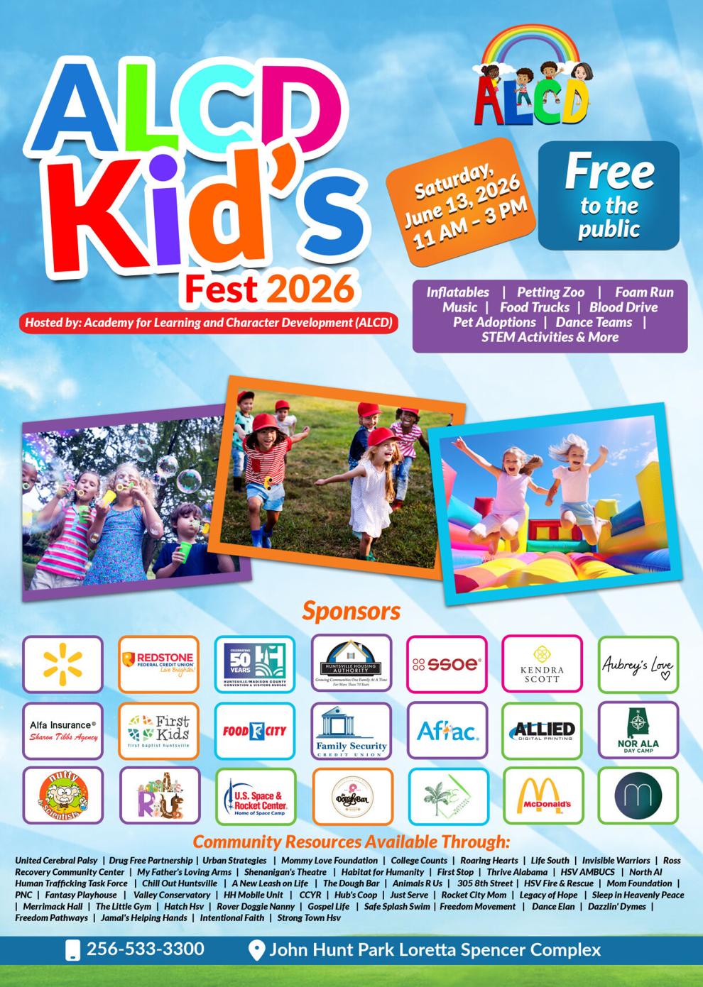 ALCD Kid's Fest offers free family fun at John Hunt Park | News ...